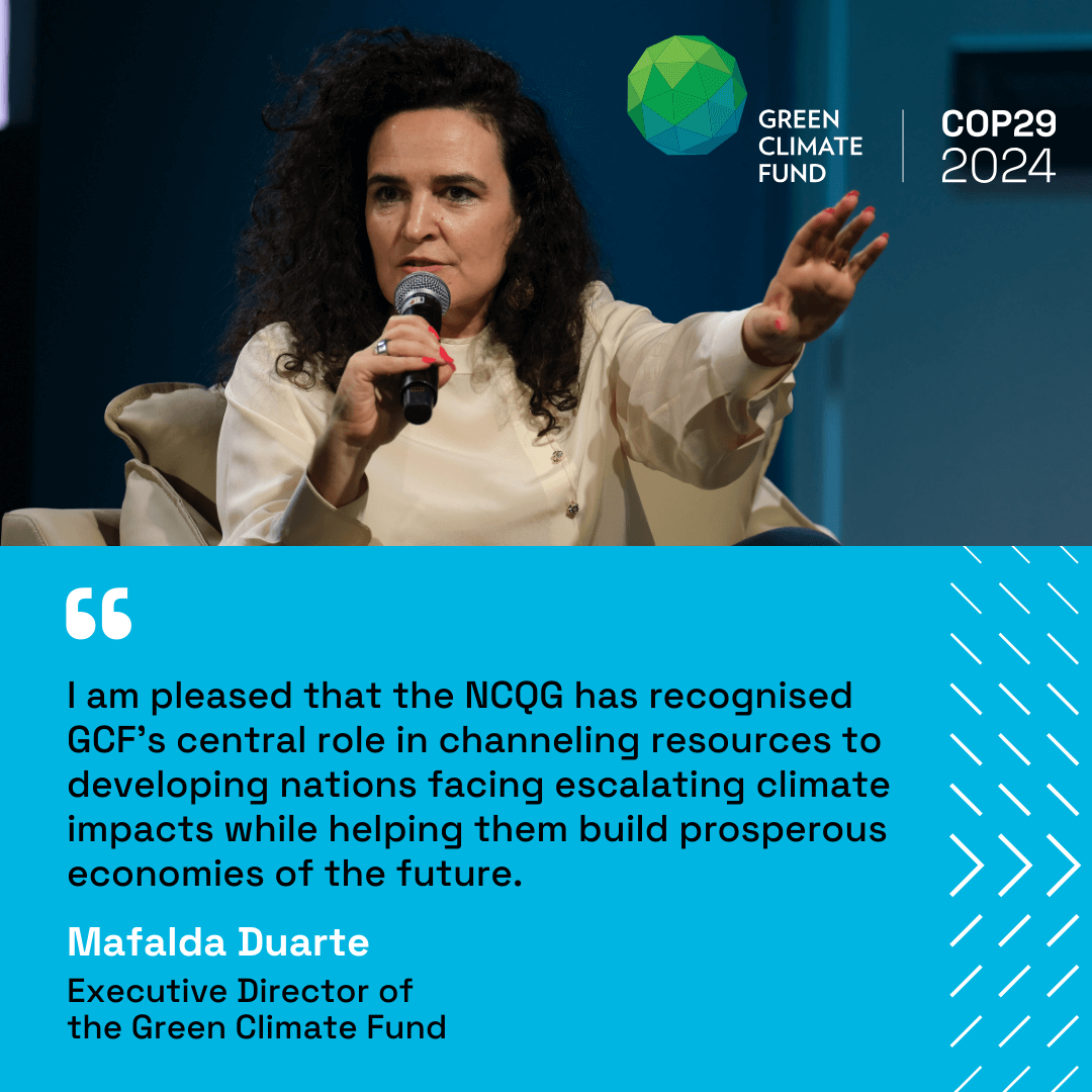 GCF at COP29 summary | Green Climate Fund