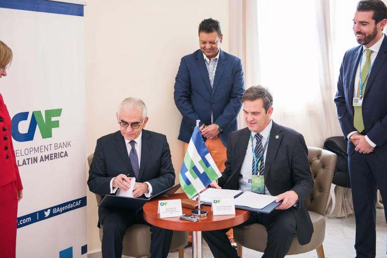 CAF becomes first multi-lateral development bank to sign agreement with ...
