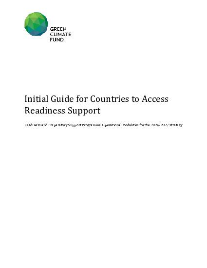 Readiness: Country window | Green Climate Fund